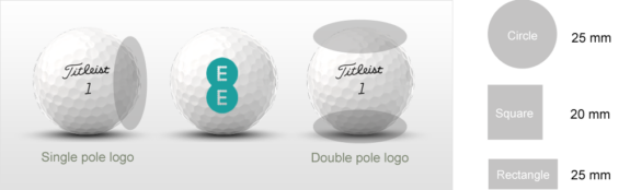 Titleist Custom Printed Logo Golf Balls