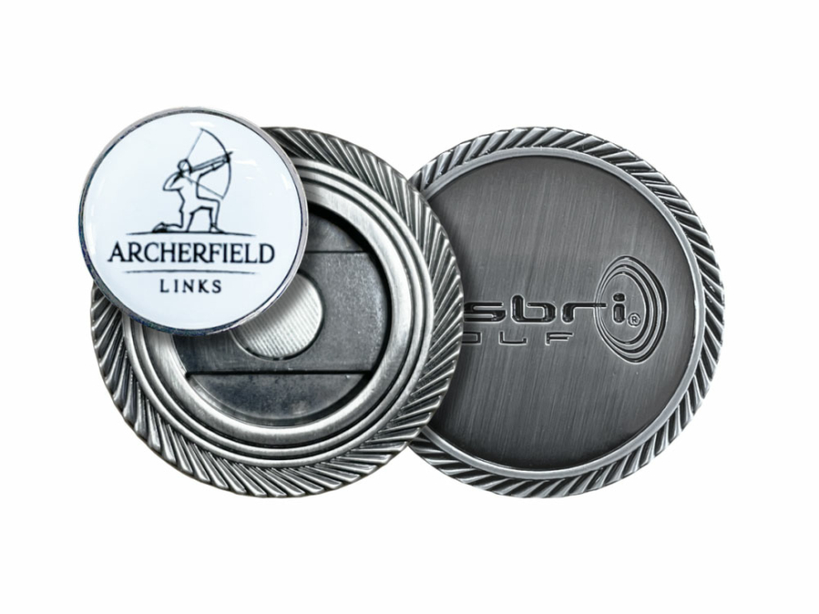 Personalised Custom Printed 40mm Helix Ball Marker Holders