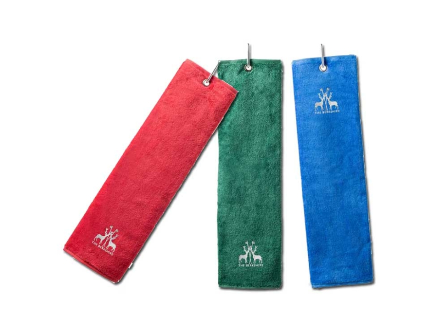 Custom printed personalised logo golf towels