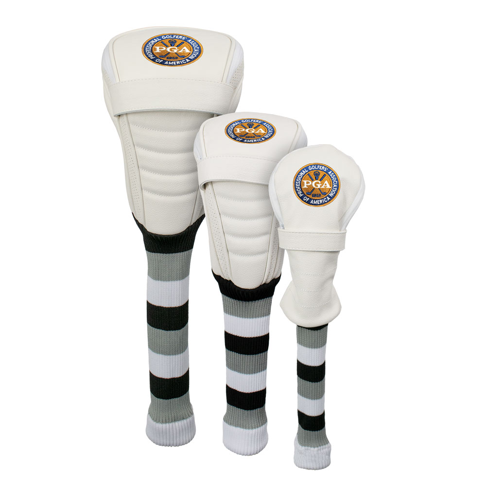 Leatherette Driver Headcover with Embroidered Logo - Logo Golf Balls