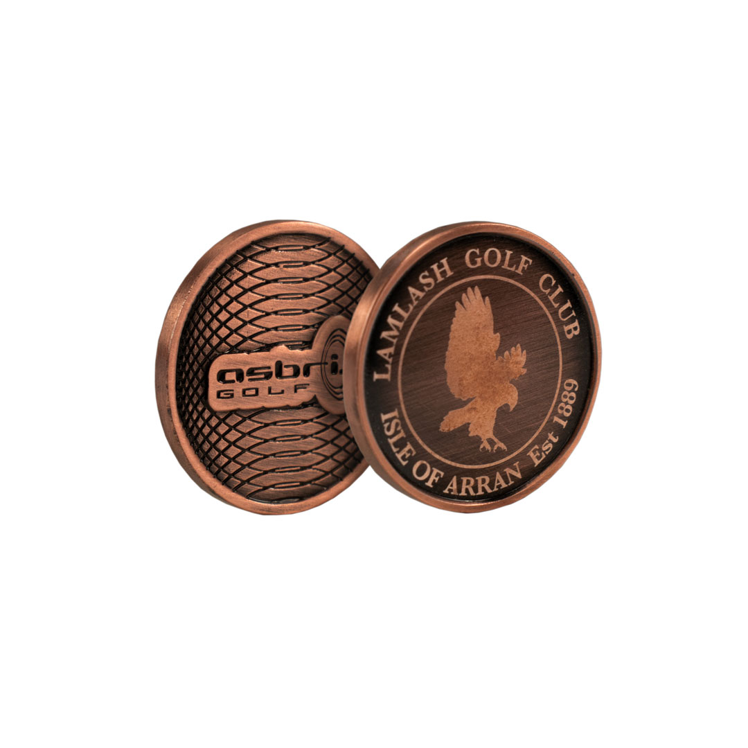 Personalised Custom Printed 40mm IONIX Ball Marker Holder Resin